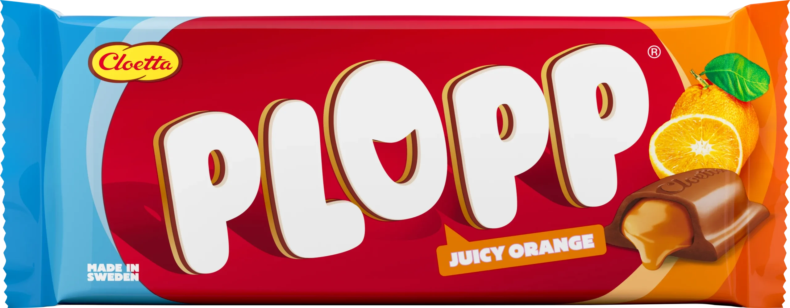 Plopp Apelsin 80g